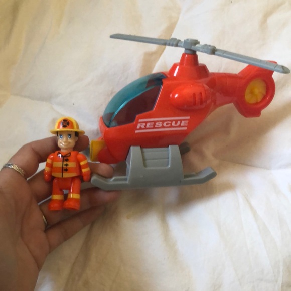 Toys | Fire Rescue Helicopter With Man | Poshmark